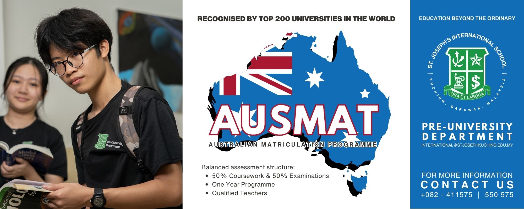 PRE-UNI PROGRAMMES - St. Joseph's Private Schools